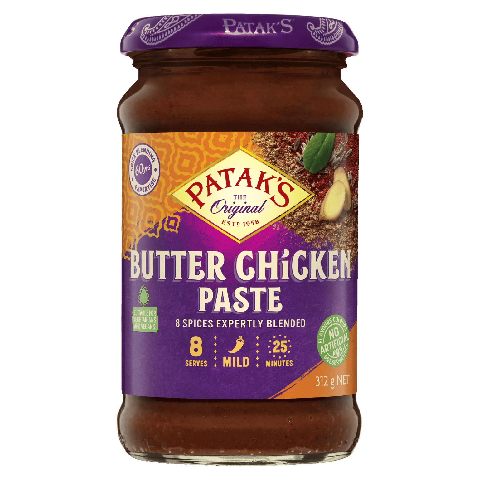Patak’s Butter Chicken Paste 312g - Patak's Indian Curry Products and ...