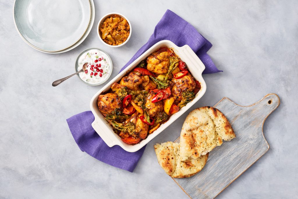 Butter Chicken Tray Bake - Patak's Indian Curry Products and Recipes
