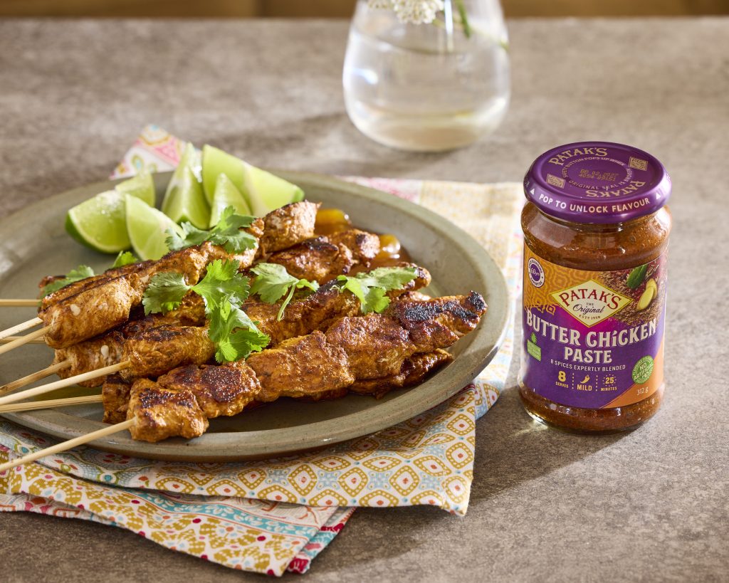 Butter Chicken Skewers with Mango Chutney - Patak's Indian Curry ...